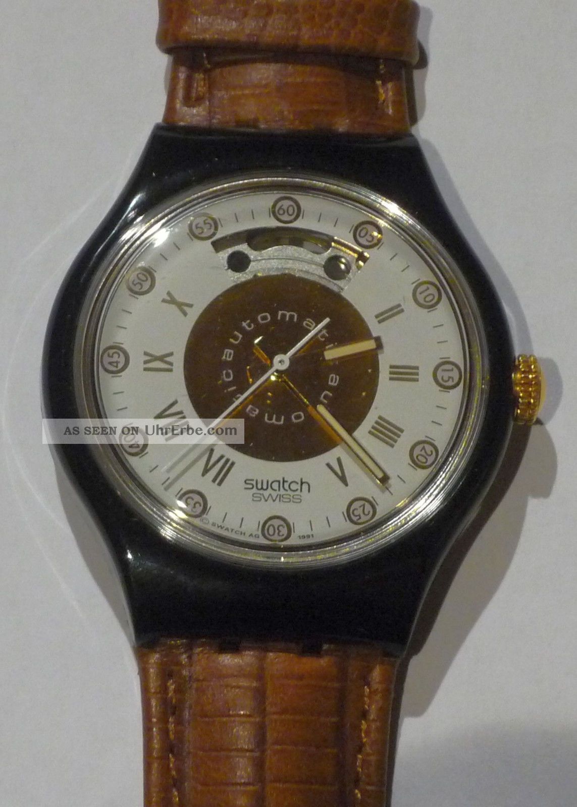 Swatch 1991 Automatic 5th Avenue Ungetragen 23 Jewels