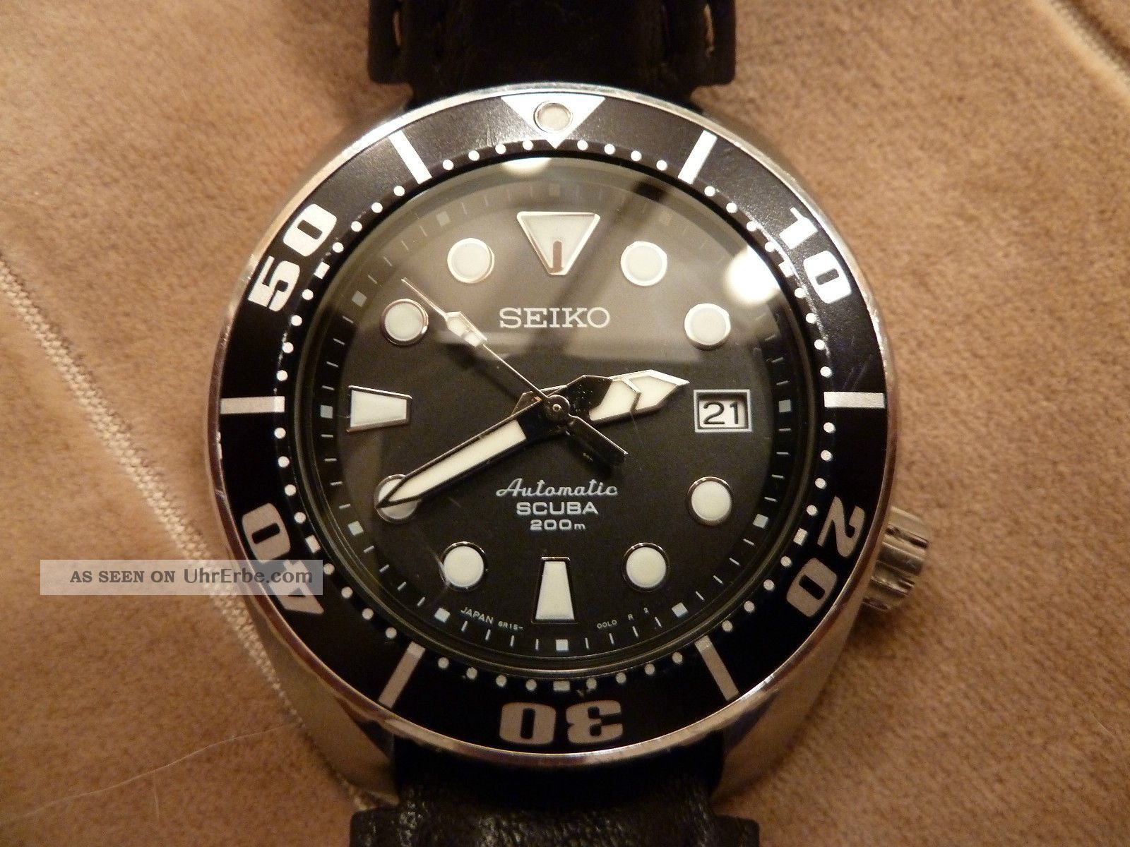 Seiko Prospex Diver ' S Sbdc001 Sumo Automatic Scuba 200 - Werk 6r15 Japan
