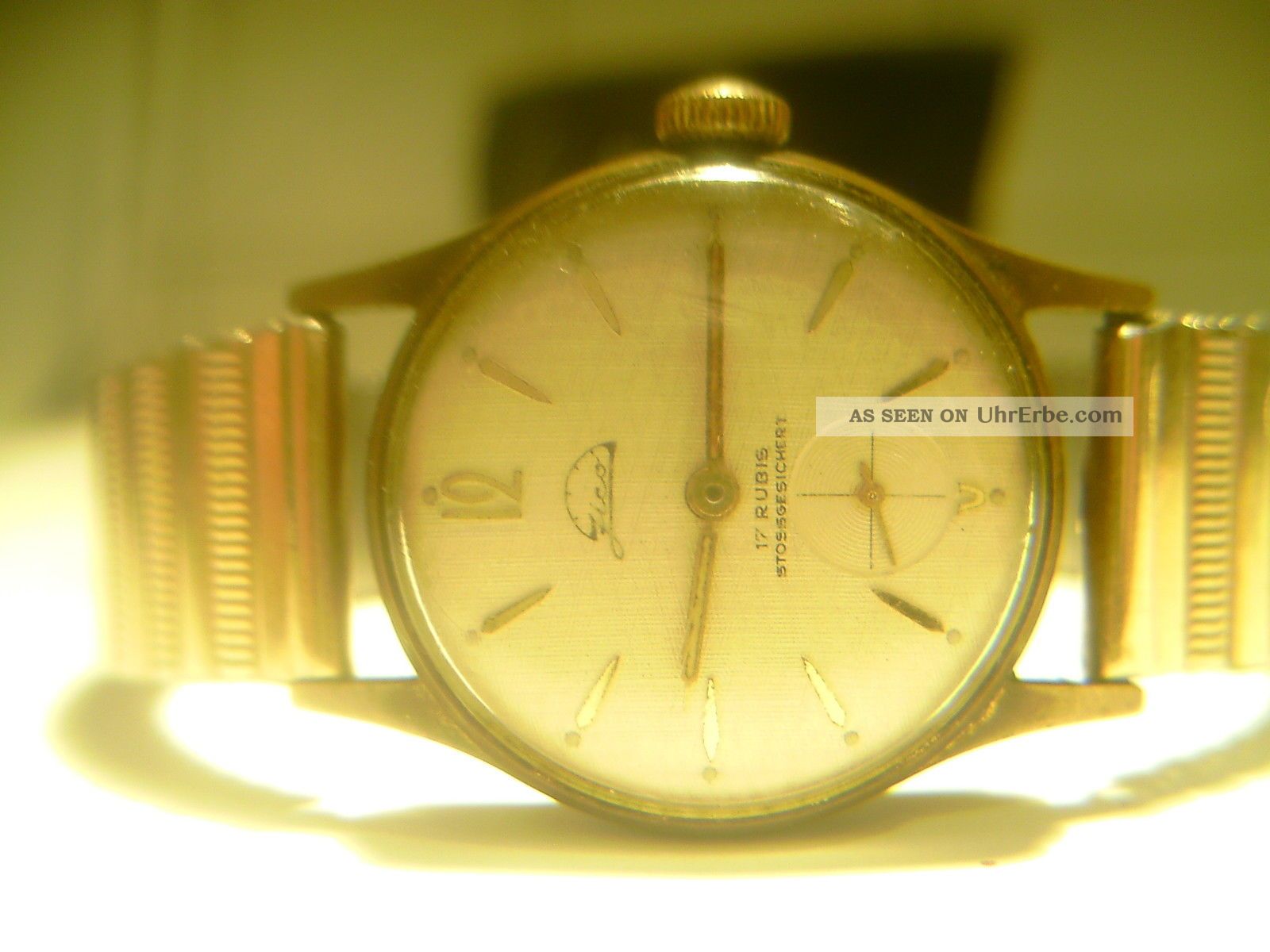 Zico Armbanduhr Ca 50er Jahre - 17 Rubis - Gold Plated - 20/000 - Kl ...