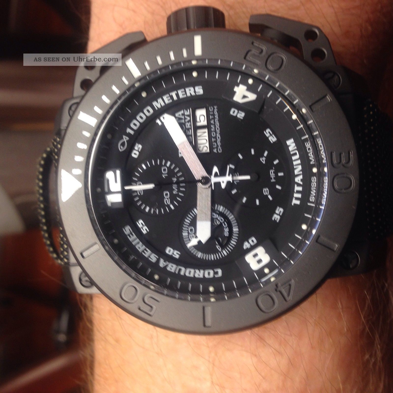 Invicta Corduba Enforcer Swiss Valjoux 7750 Auto Chrono 13684 Titanium