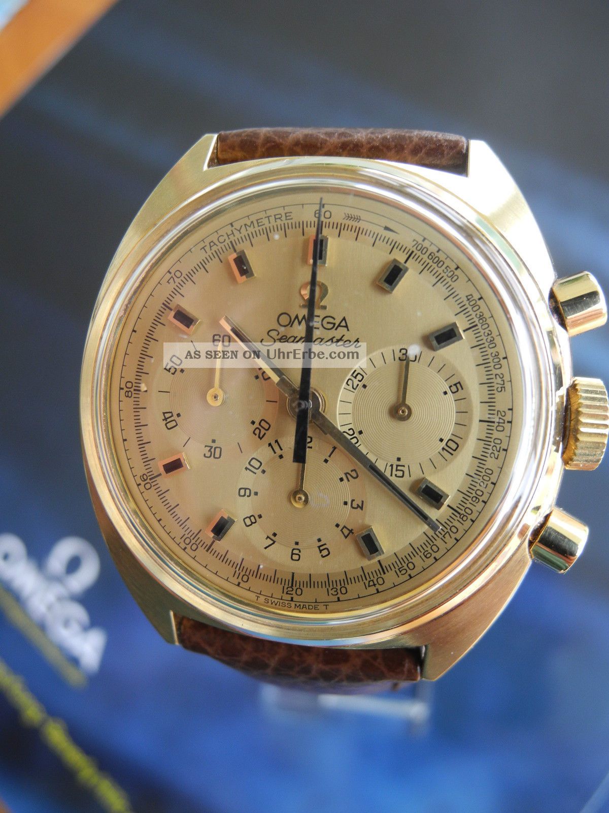 Omega Seamaster Chronograph 18k Gold, Referenz Nummer 145. 016