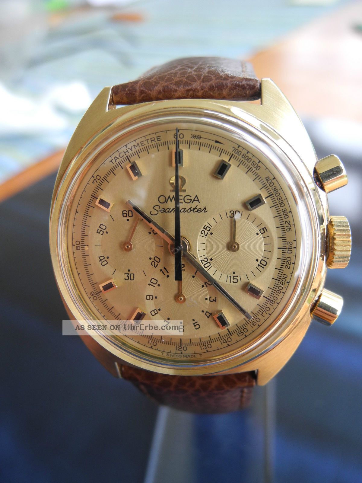 Omega Seamaster Chronograph 18k Gold, Referenz Nummer 145. 016