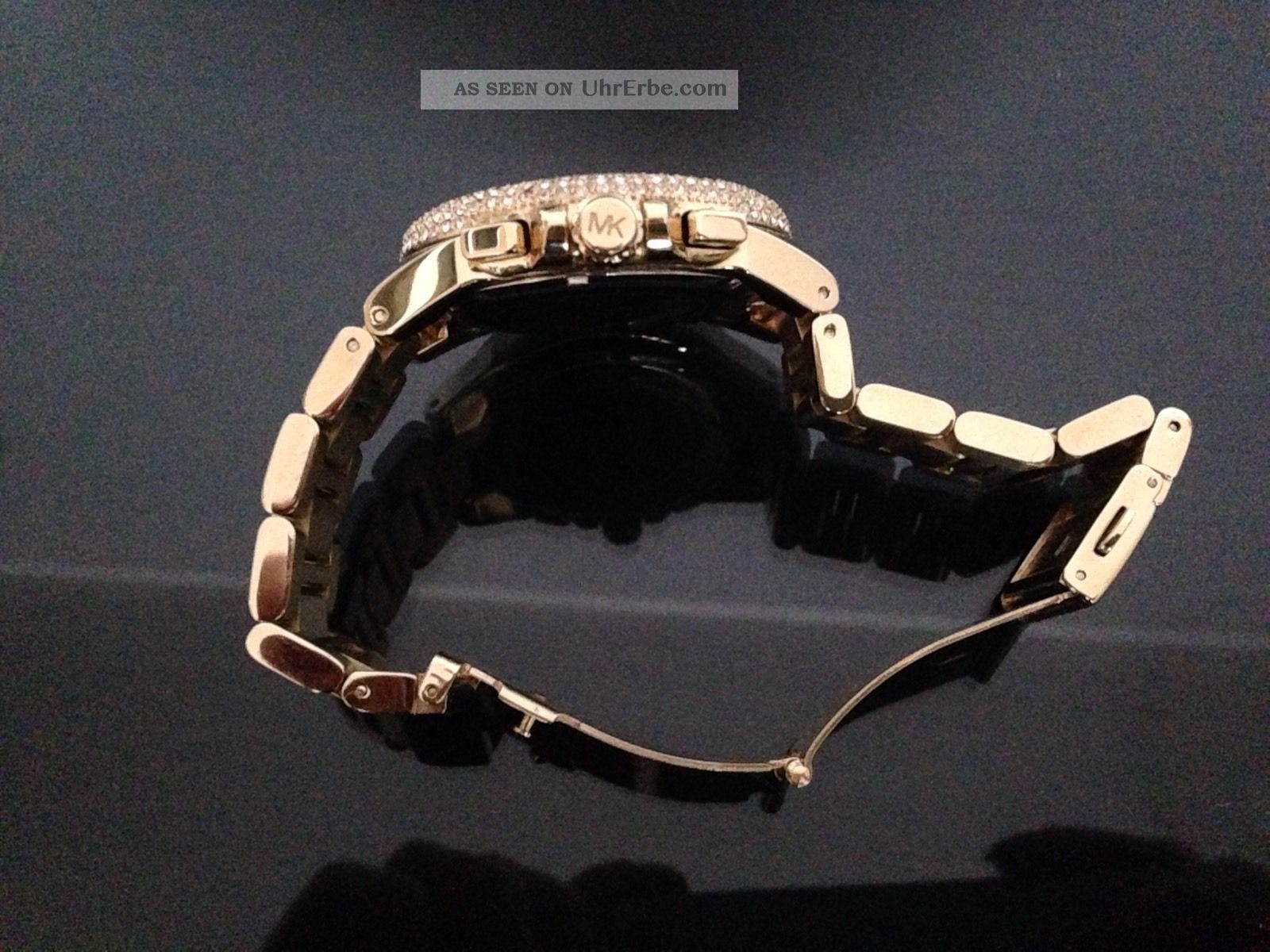 Michael Kors Mk5756 Uhr Damenuhr Zirkonia Gold Wie