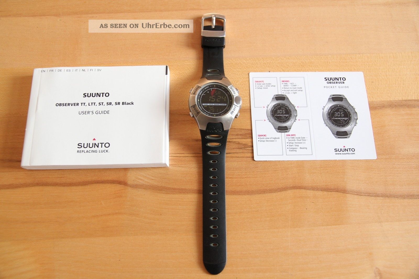 Suunto Observer Titanium Armbanduhr Mit Höhenmesser Und Kompass
