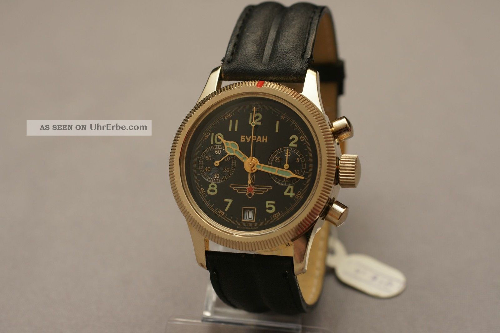 Poljot Buran Cal. 3133 Chronograph Handaufzug Sammlerzustand