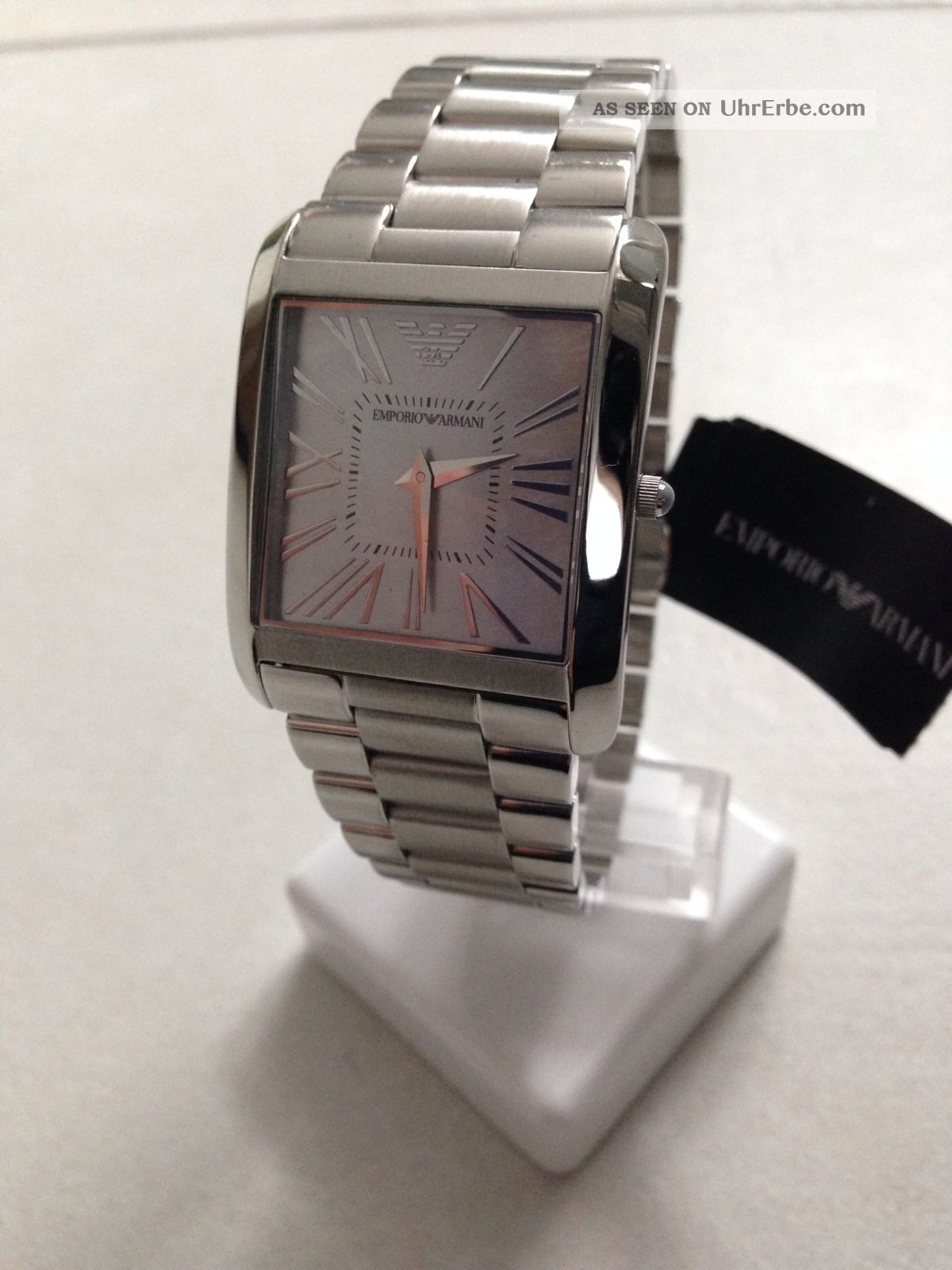 Emporio Armani Damenuhr Ar2011 Edelstahl Silber Box