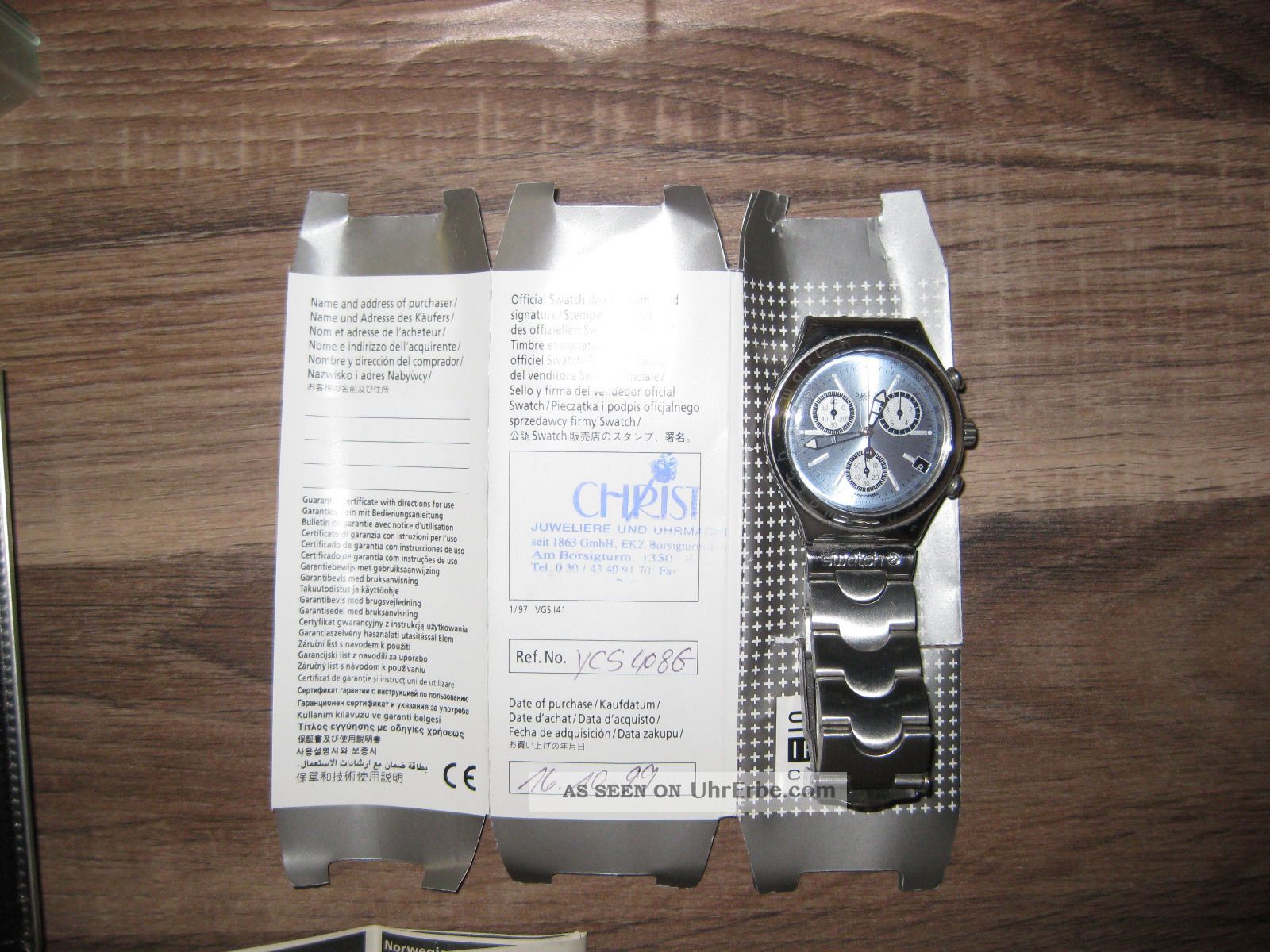 Schwatch Irony Chrono