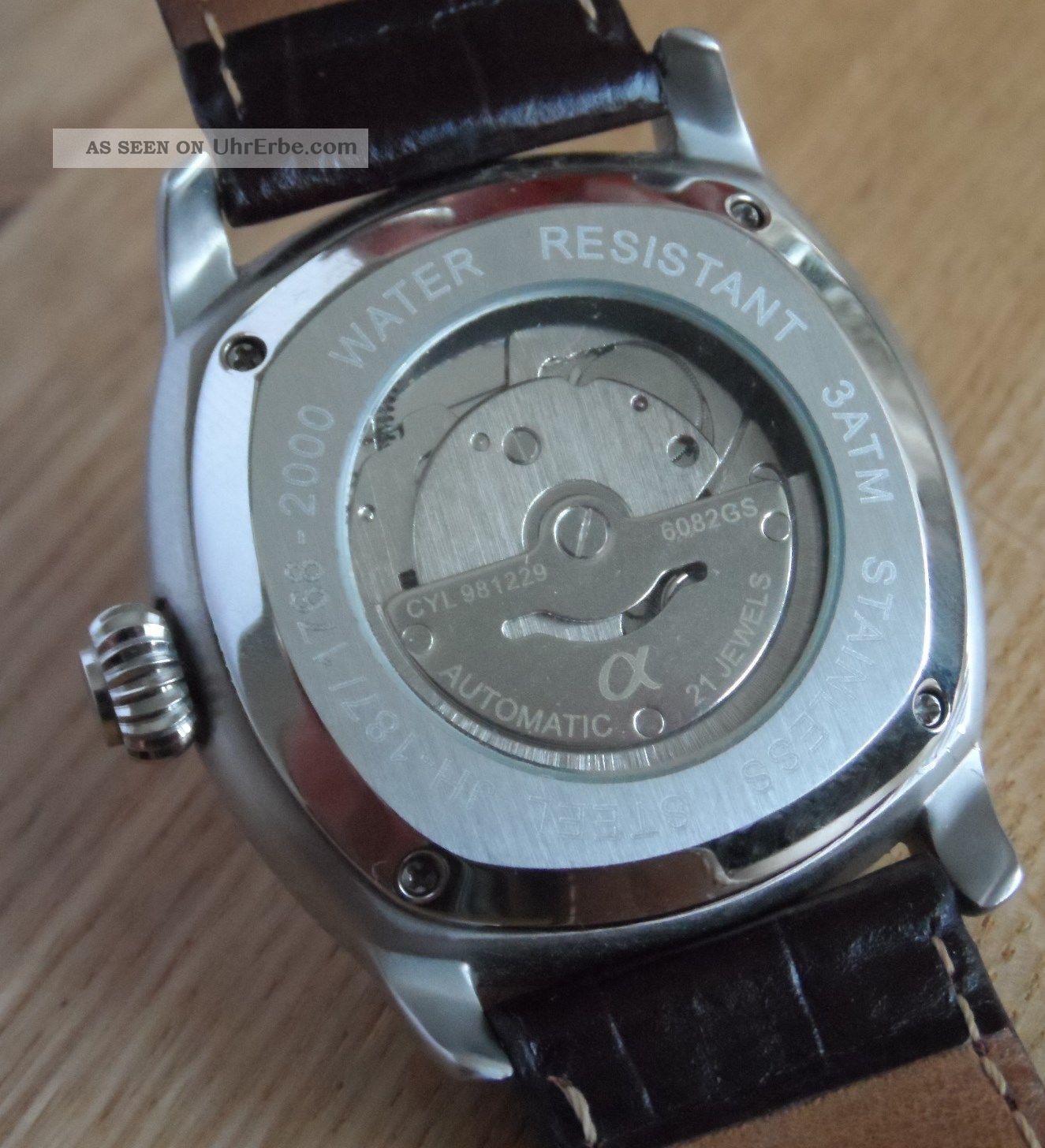 Scheibenuhr Alpha 1993 Automatic - Limitierte Auflage 1768/2000 - Selten