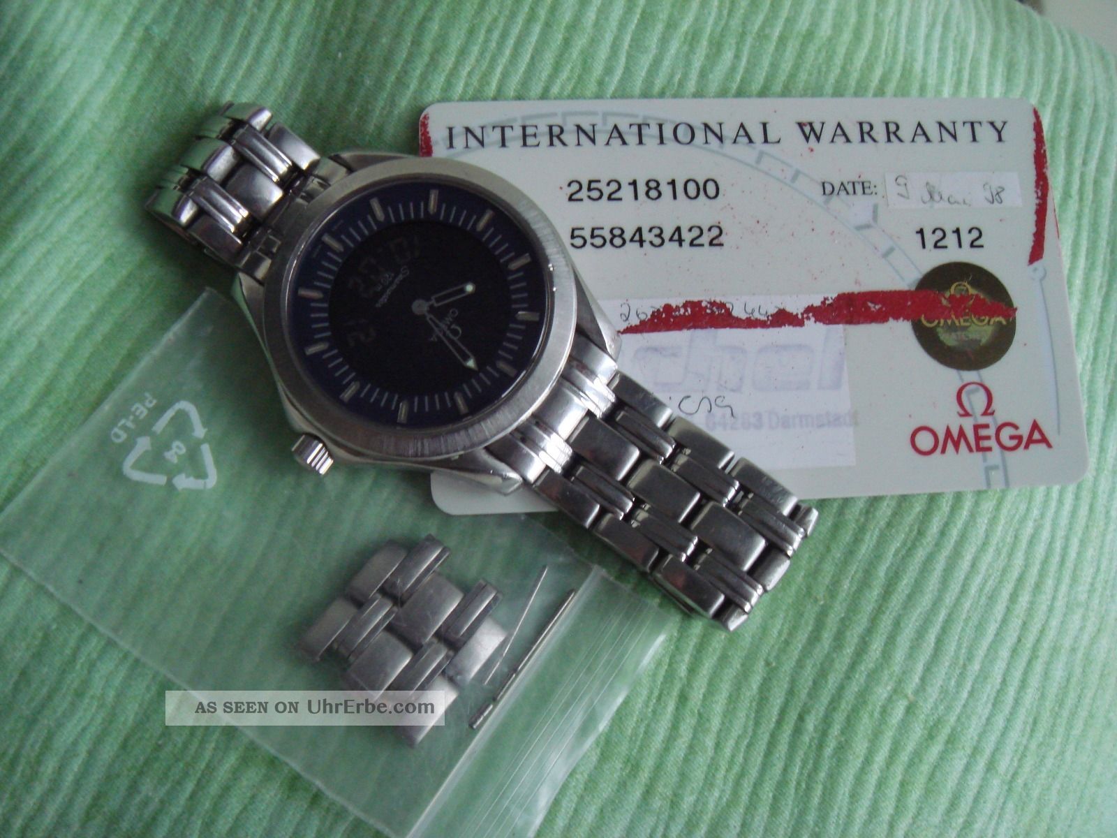 Omega Seamaster Multifunction Analog Digital Stainless Steel