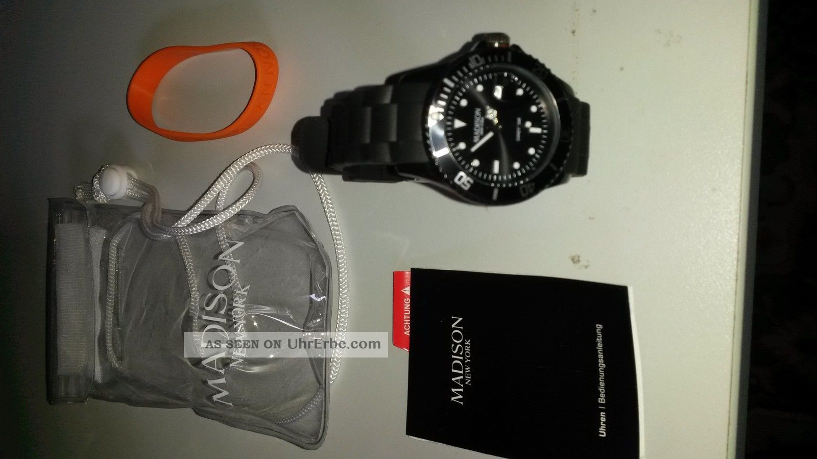 Uhr Armbanduhr Madison York Candy Time Schwarz
