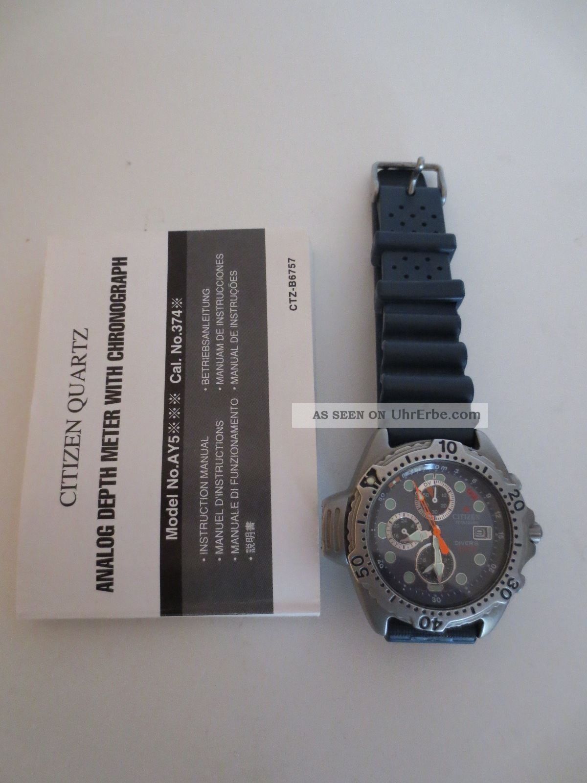 Citizen Promaster Model Ay 5000