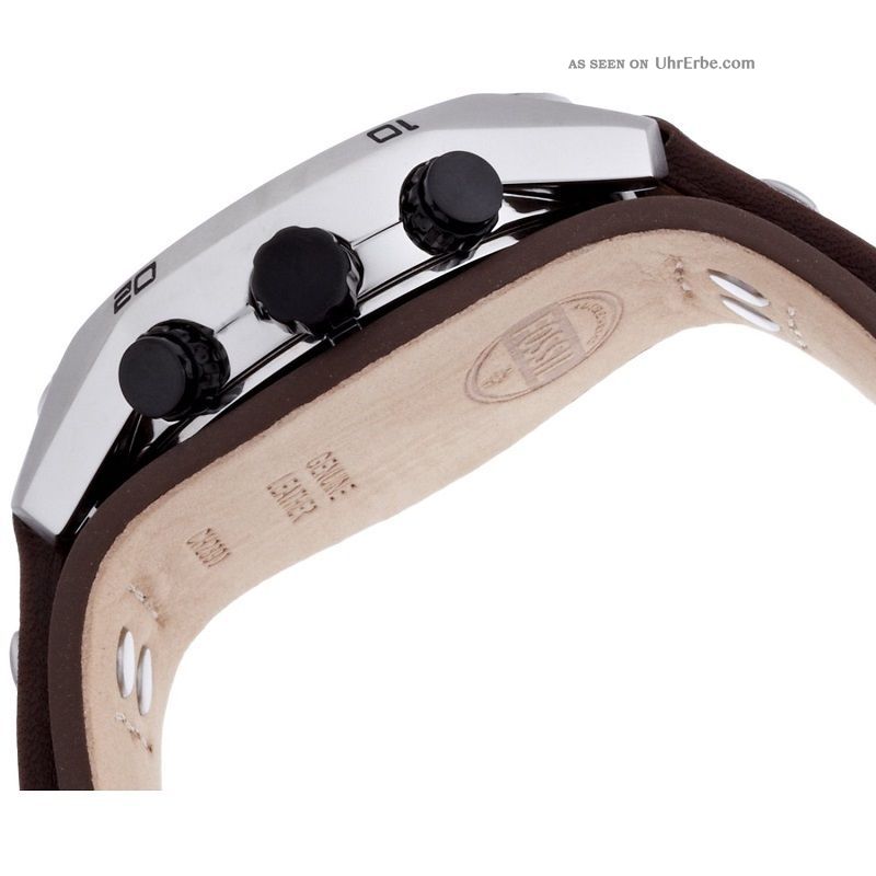 Brandneu Fossil Braun Herrenuhr Coachman Chronograph Leder Menschen ...