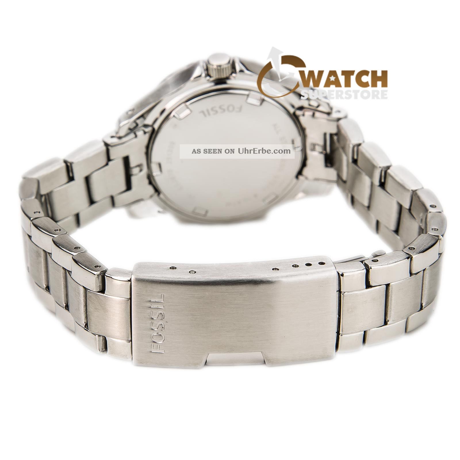 Damen Armbanduhr Fossil Es2879 Riley Mini Silber Z - Blatt ...
