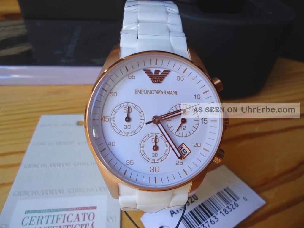 Ladies Emporio Armani Chronograph Watch Ar5920