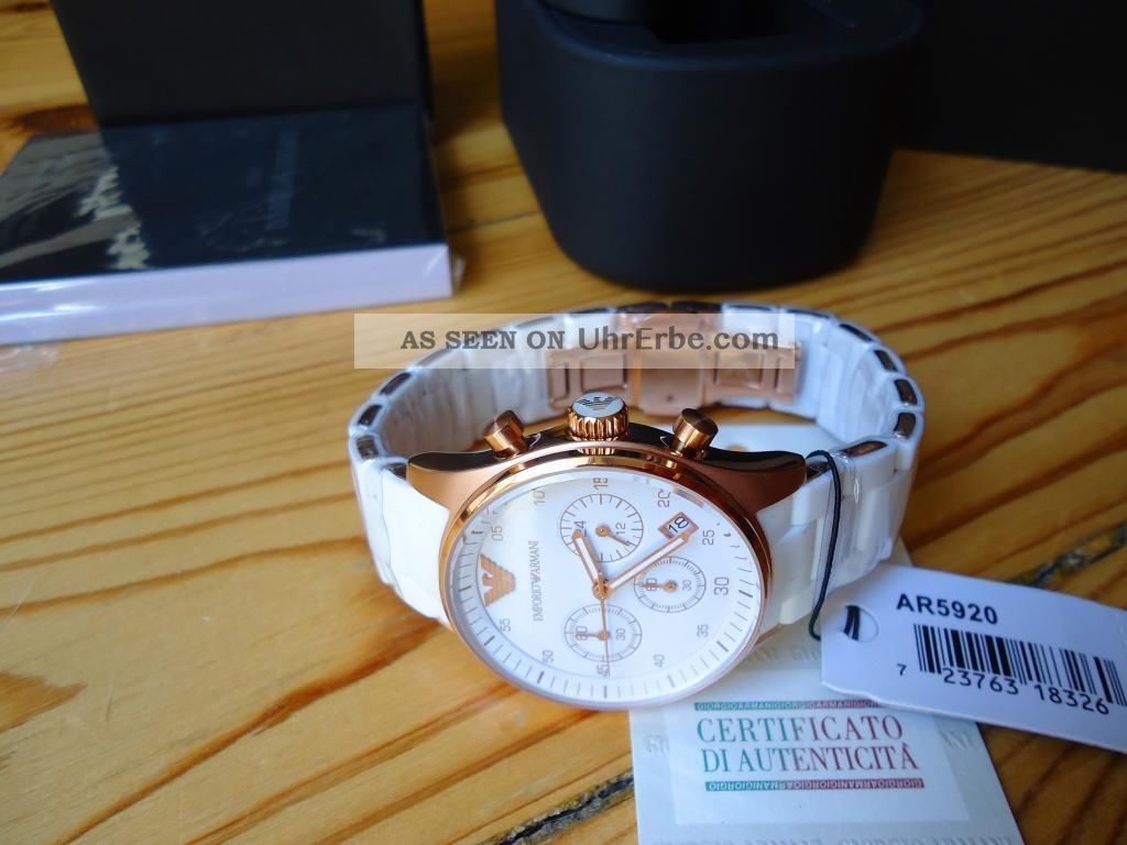 Ladies Emporio Armani Chronograph Watch Ar5920