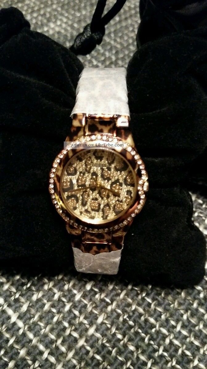 Guess Damenuhr Leopard