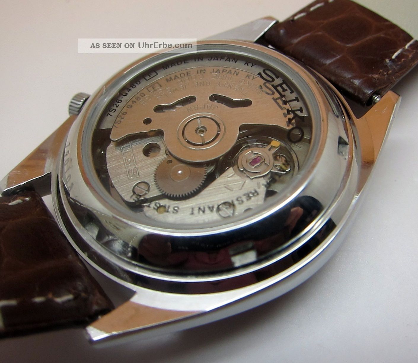 Seiko 5 Racer Snk375 Durchsichtig Automatik Uhr 7s26 - 0480 21 Jewels ...