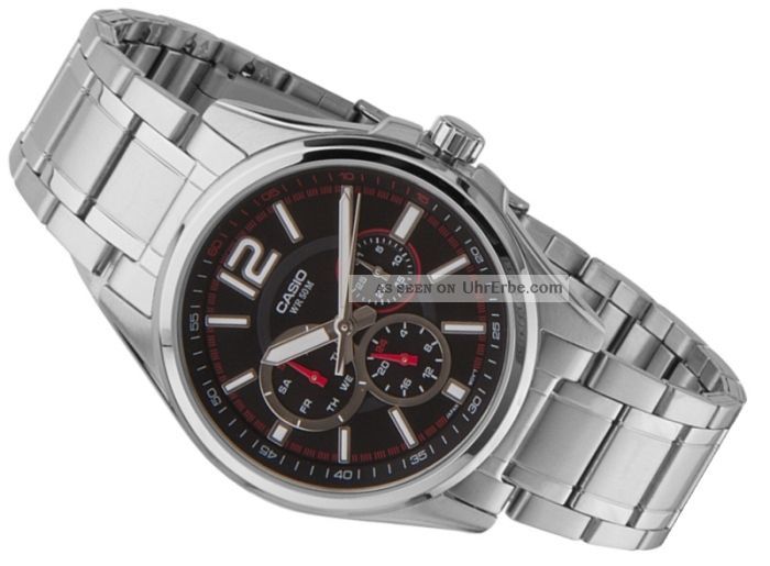 Casio Uhr Herrenuhr Mans Watch Mtp - 1355d - 1avef Mens Watch