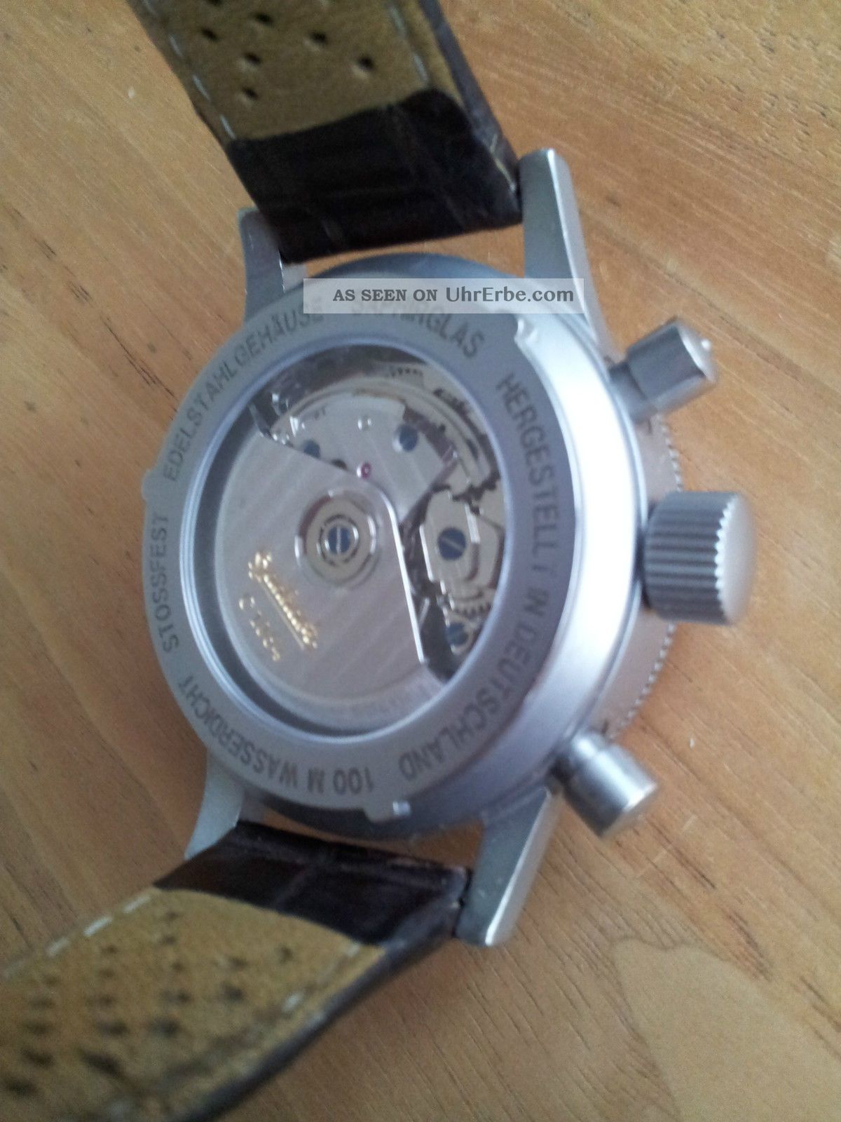 Hanhart Sirius Herren Armbanduhr Fliegeruhr Sammlerruhr