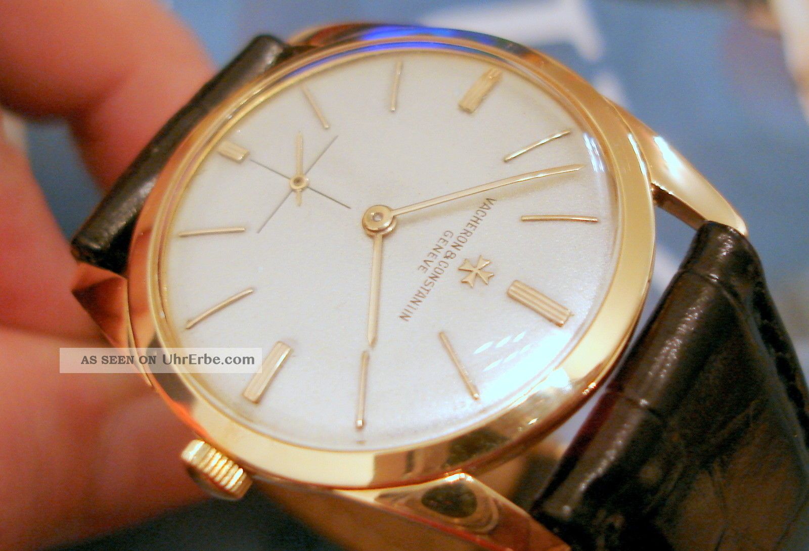 Wunderschöne Vacheron Constantin Top 18k 750er Massive Vollgold Hau 1950er
