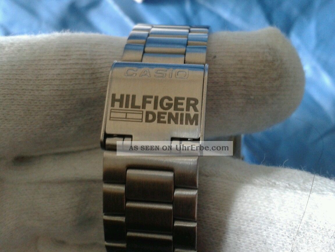 Casio Vintage Retro A - 168w Modul 1572 Seltene Hilfinger Denim Edition