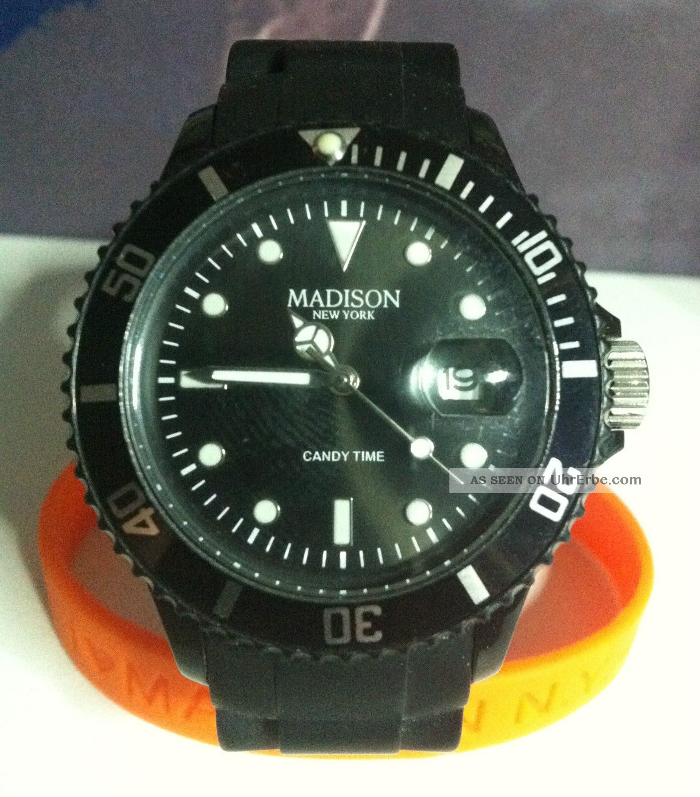 Armbanduhr Madison Candy Time York Schwarz In Beach Bag