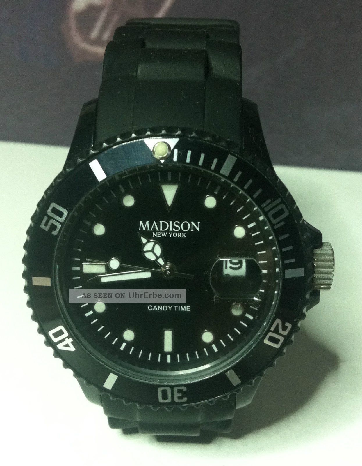 Armbanduhr Madison Candy Time York Schwarz In Beach Bag