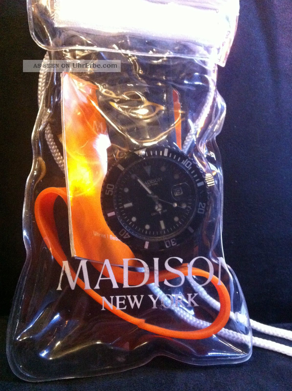 Armbanduhr Madison Candy Time York Schwarz In Beach Bag