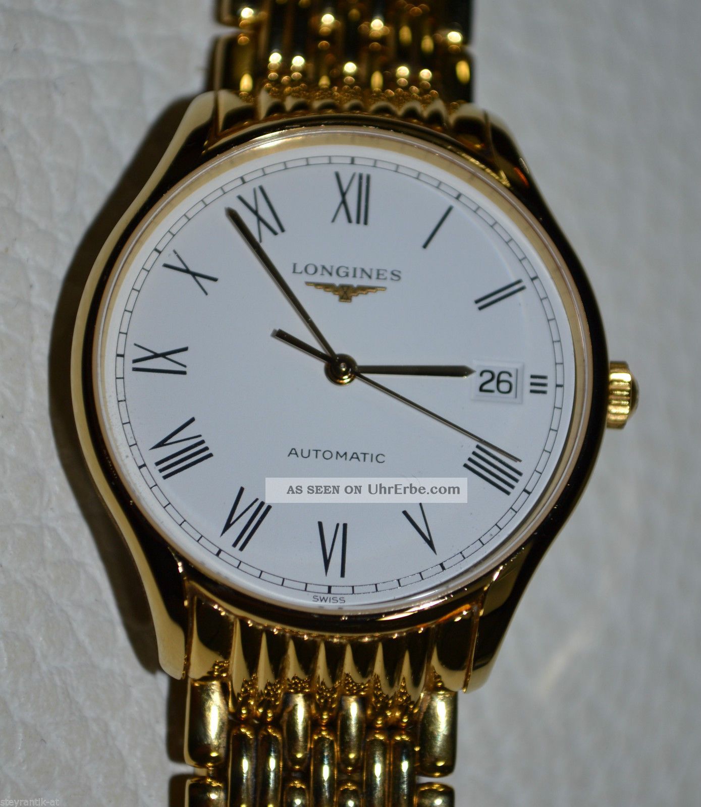Longines Lyre Automatik Herren - Uhr Gold Plated Neuzustand / Herrenuhr