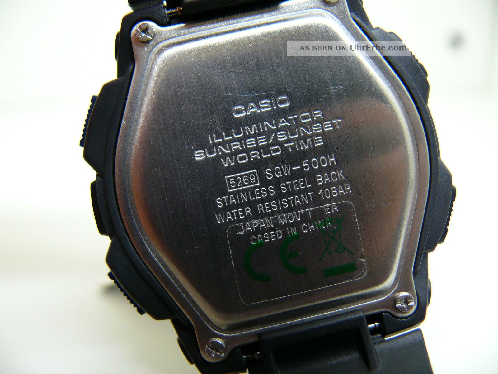 Casio Sgw - 500h 5269 Kompass Mondphasen Thermometer Herren Armbanduhr