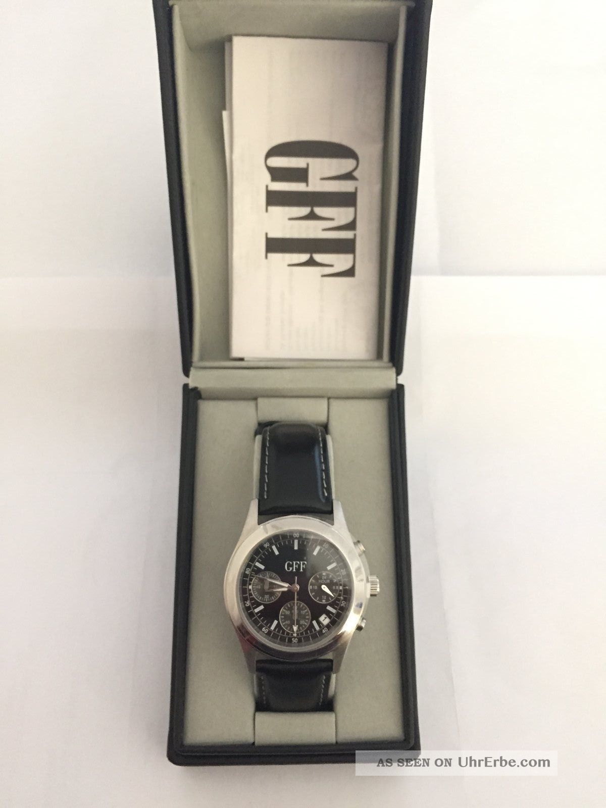 Gff Analoger Quartz Chronograph Herrenarmbanduhr Mit Stoppuhr, Ovp