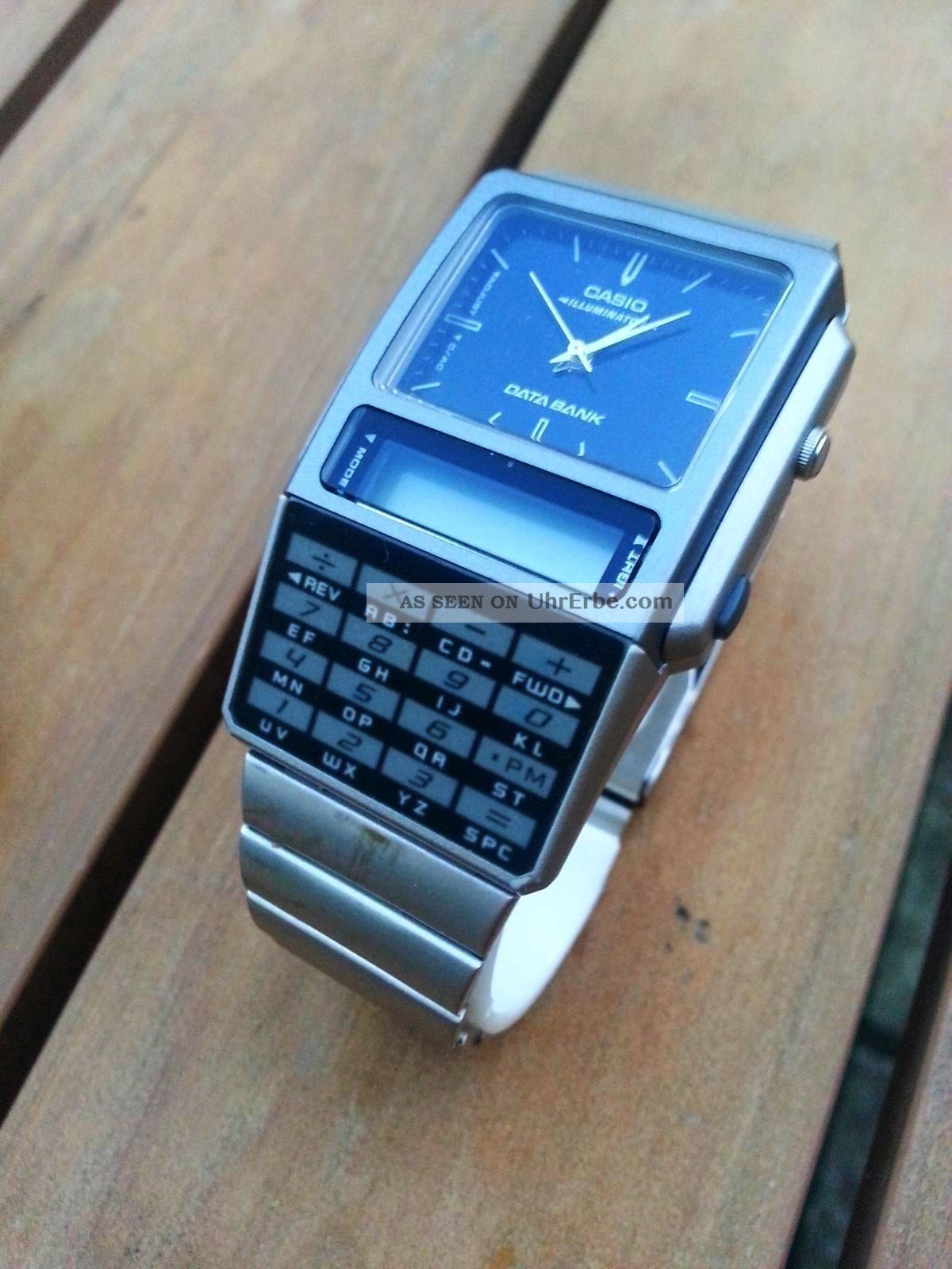 Casio Abc - 30 Data - Bank Armbanduhr Retro Vintage Taschenrechner Wie ...