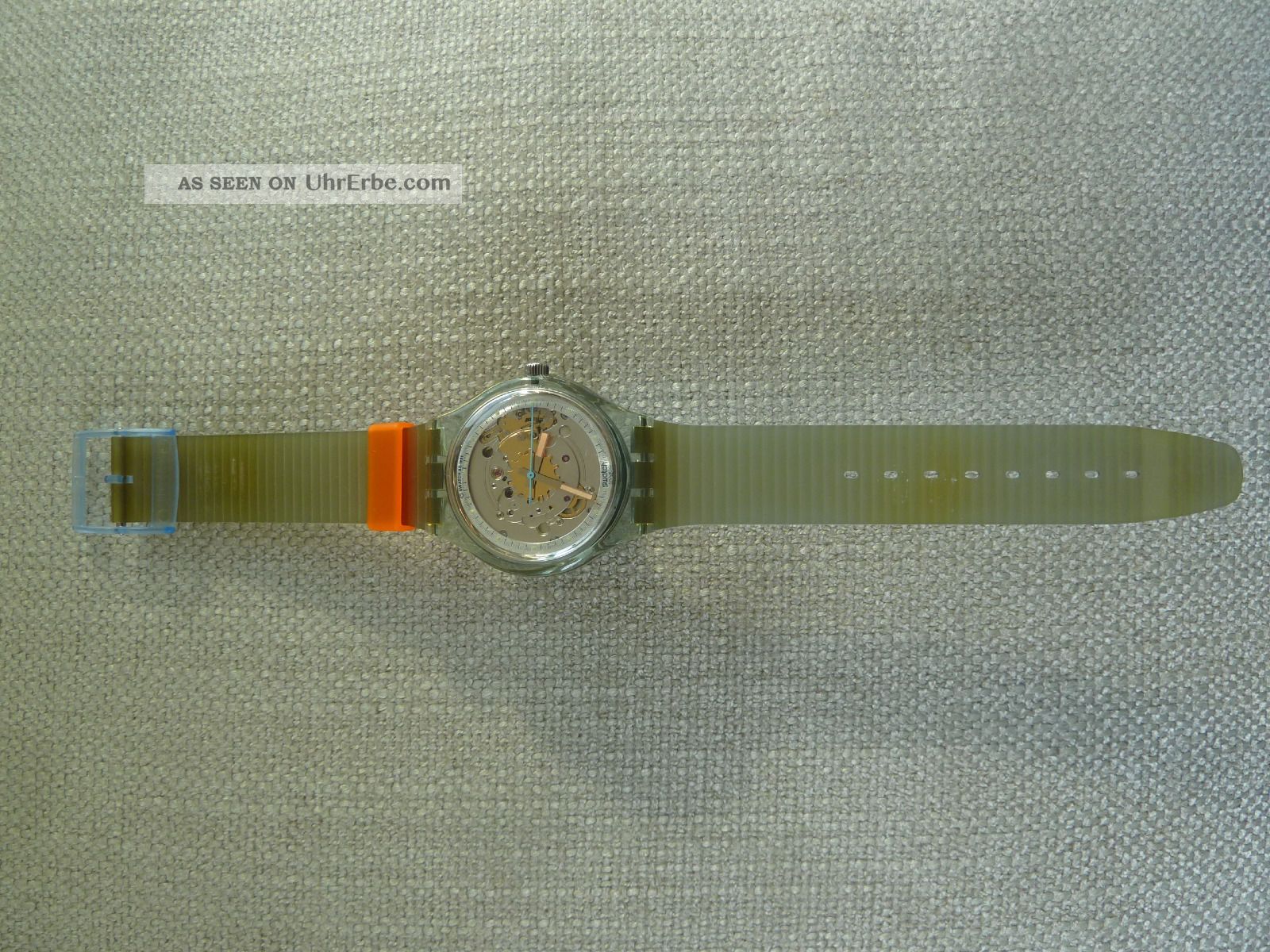 Elegante Transparente Automatic Rar, Swatch, Ovp Inkl. Neue Batterie
