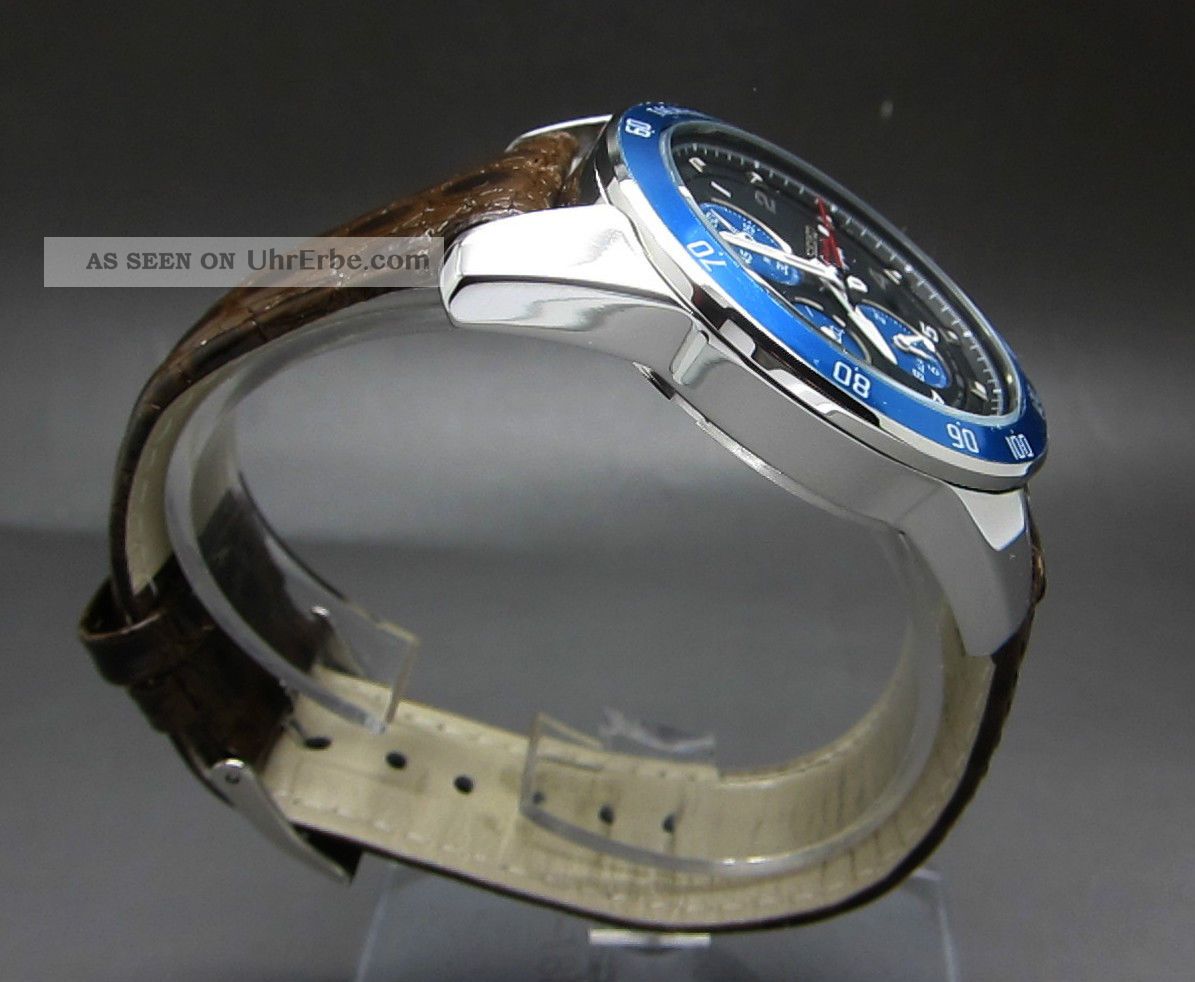 Seiko Sportura Fc Barcelona Alarm Tachy Chrono Datum Stoppuhr Uhr