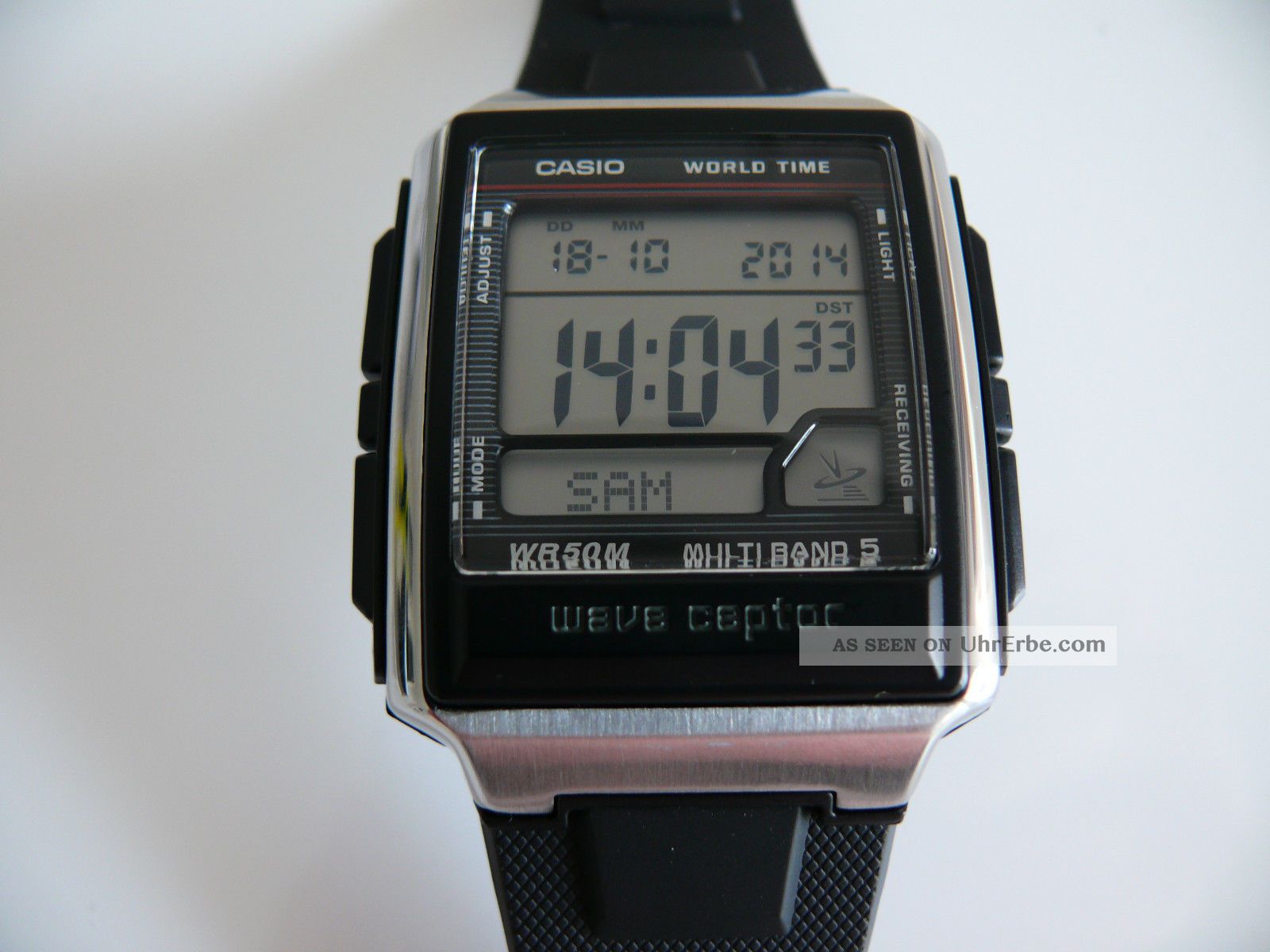 Casio Wv - 59e - 1avef 3053 Multi Band 5 Herren Funkuhr Armbanduhr Wave ...