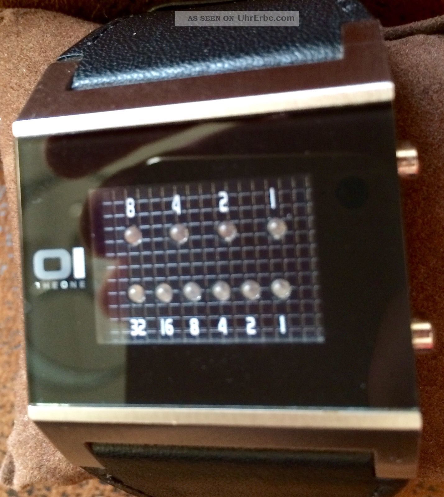 Binary Watch The One 0i Uhr Herrenuhr Binäre Zeitanzeige
