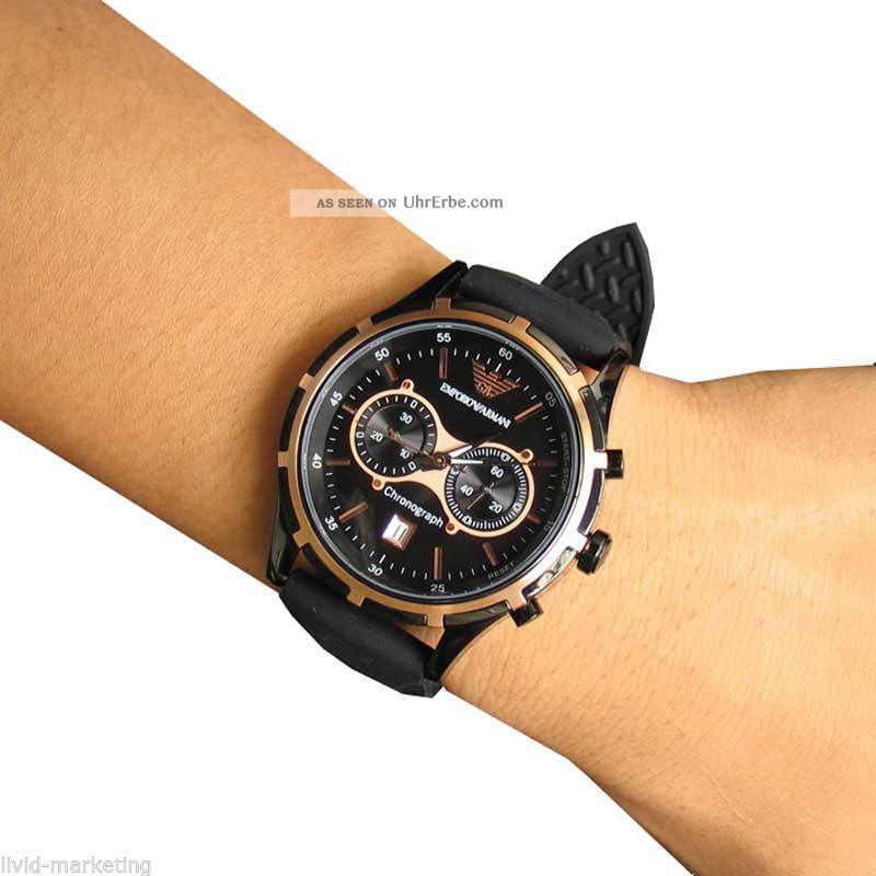 Emporio Armani Sportivo Chronograph Ar0584 Herrenarmbanduhr