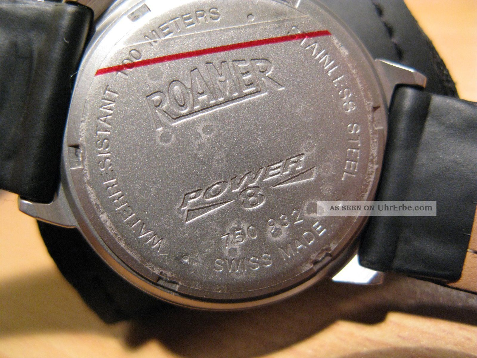 Roamer " Power8 " Unisex Uhr (swiss Made) Analog, Datum