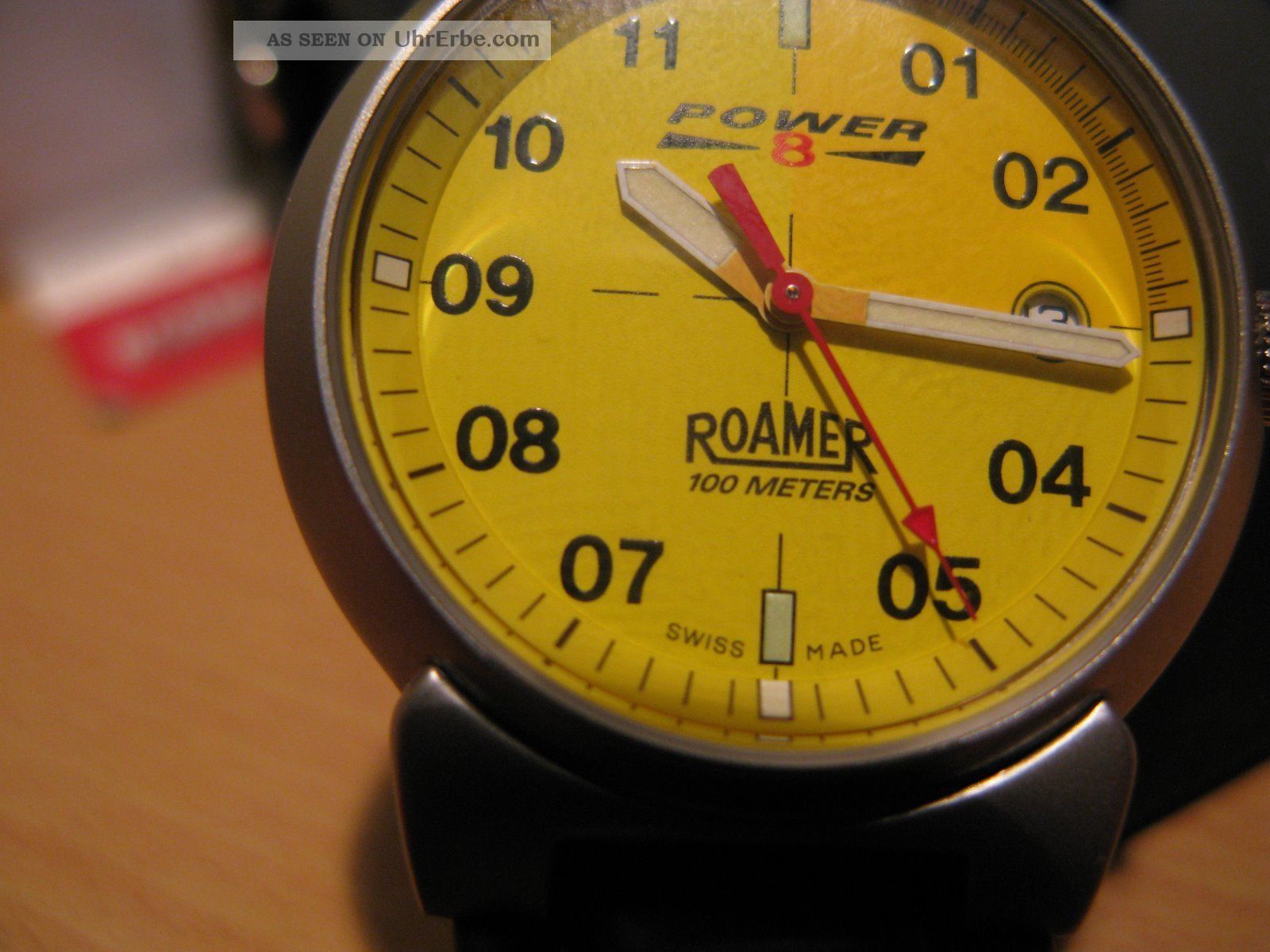 Roamer " Power8 " Unisex Uhr (swiss Made) Analog, Datum