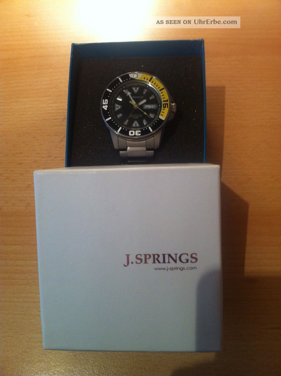 J. Springs Automatik By Seiko Herren Uhr Beb043 Wasserdicht 10 Bar ...