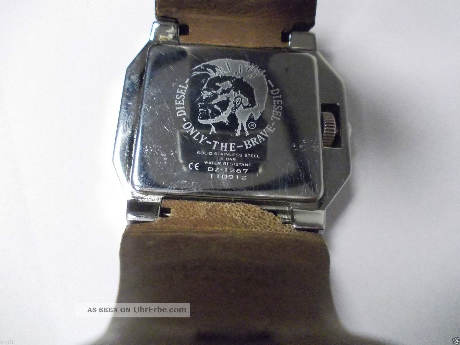 Diesel Armbanduhr The Brave Quarz Dz - 1267 Lederarmband