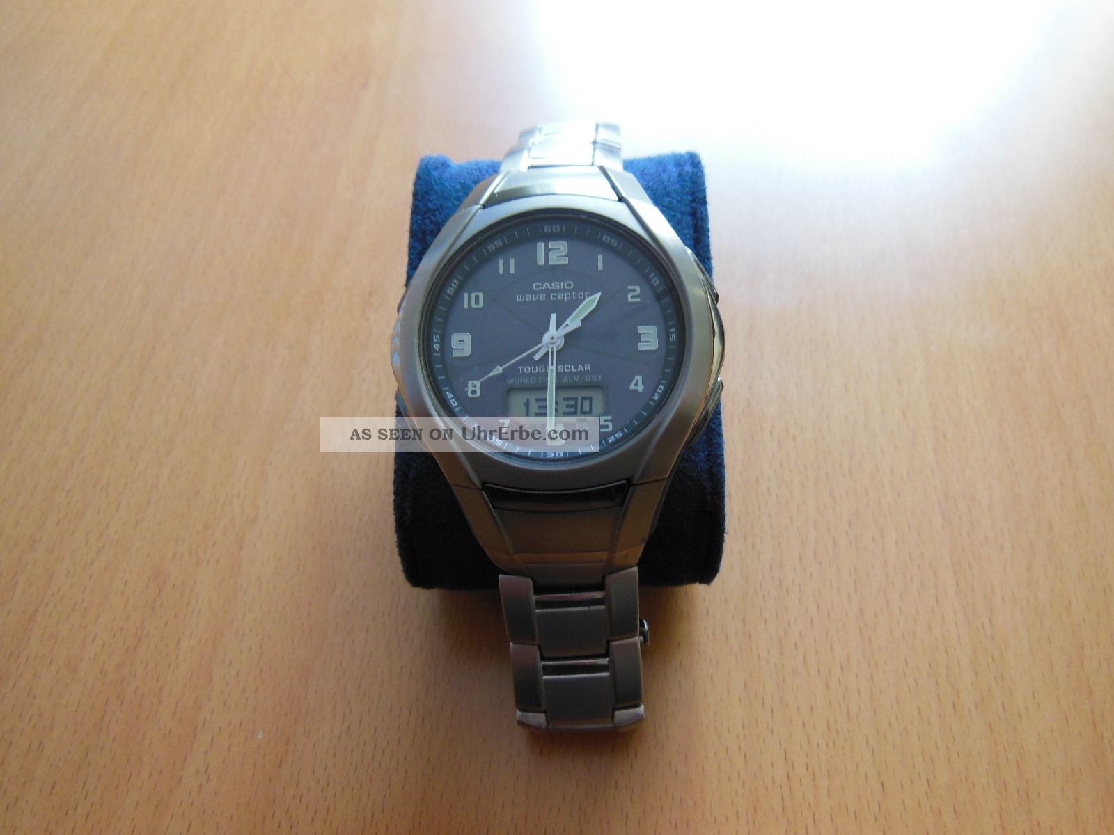 , Casio Wave Ceptor Wva - 420te. Model: 3345. Funkuhr Solar,