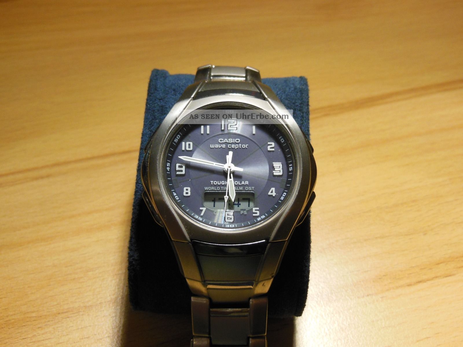 , Casio Wave Ceptor Wva - 420te. Model: 3345. Funkuhr Solar,