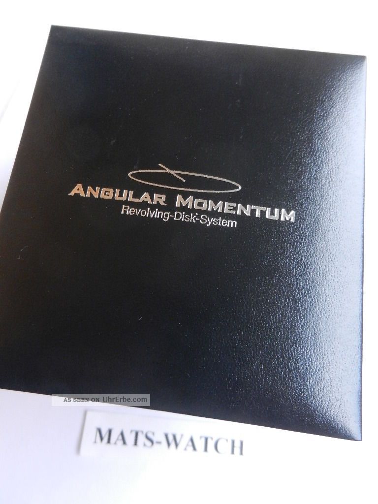 Angular Momentum, Am/ex 002/01 Diver Blue, Edelstahl, Neu/new