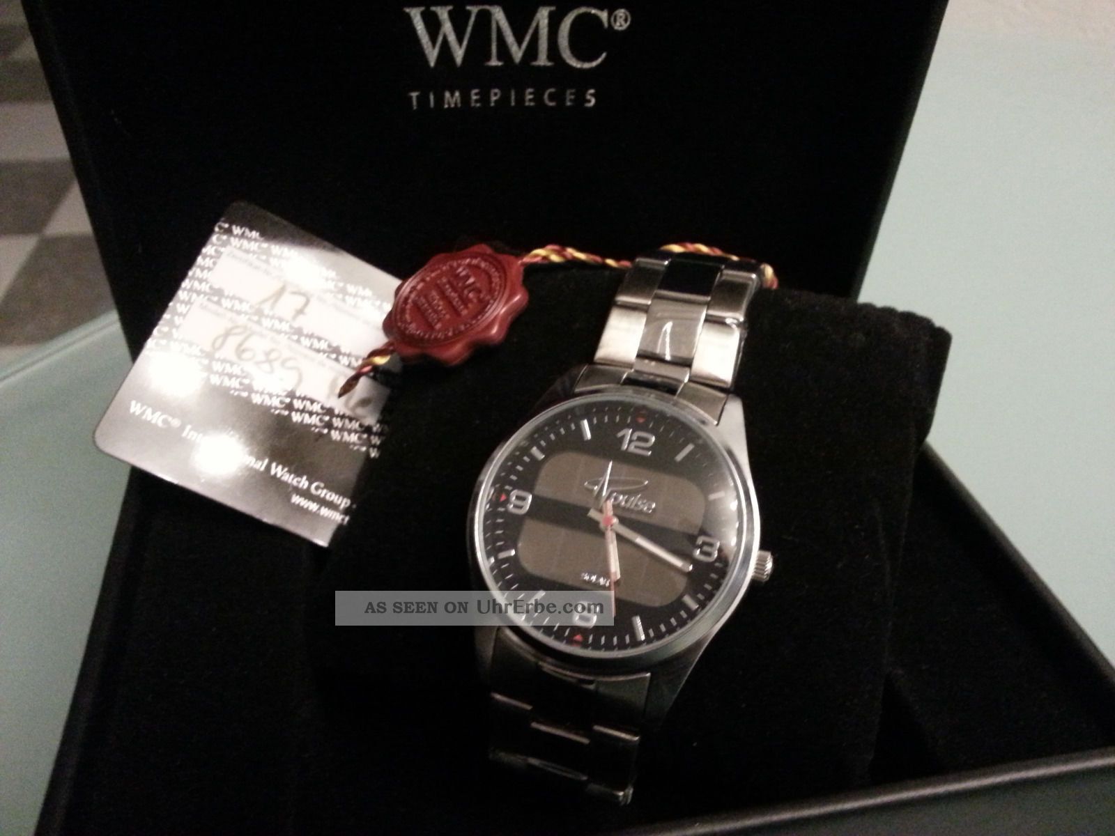 Armband - Uhr Wmc Timepieces Mit Zertifikat (mögliches Weihnachtsgeschenk)