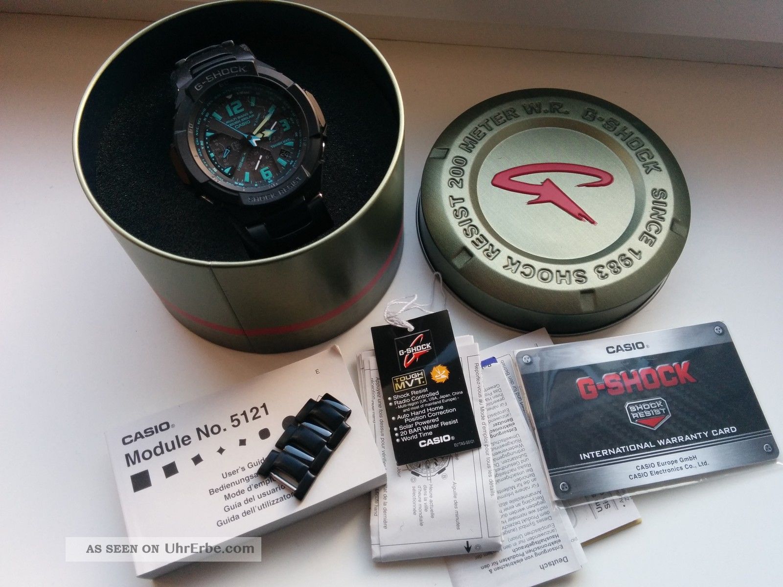 Casio G - Shock Gw - 3000bd - 1aer Uhr Funk, Solar Edelstahl Neuwertig