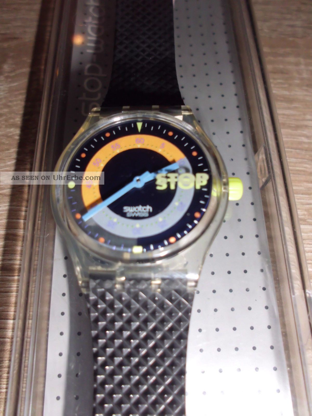 Swatch Stop Watch Ssk100 Coffeebreak Von 1992 In Ovp