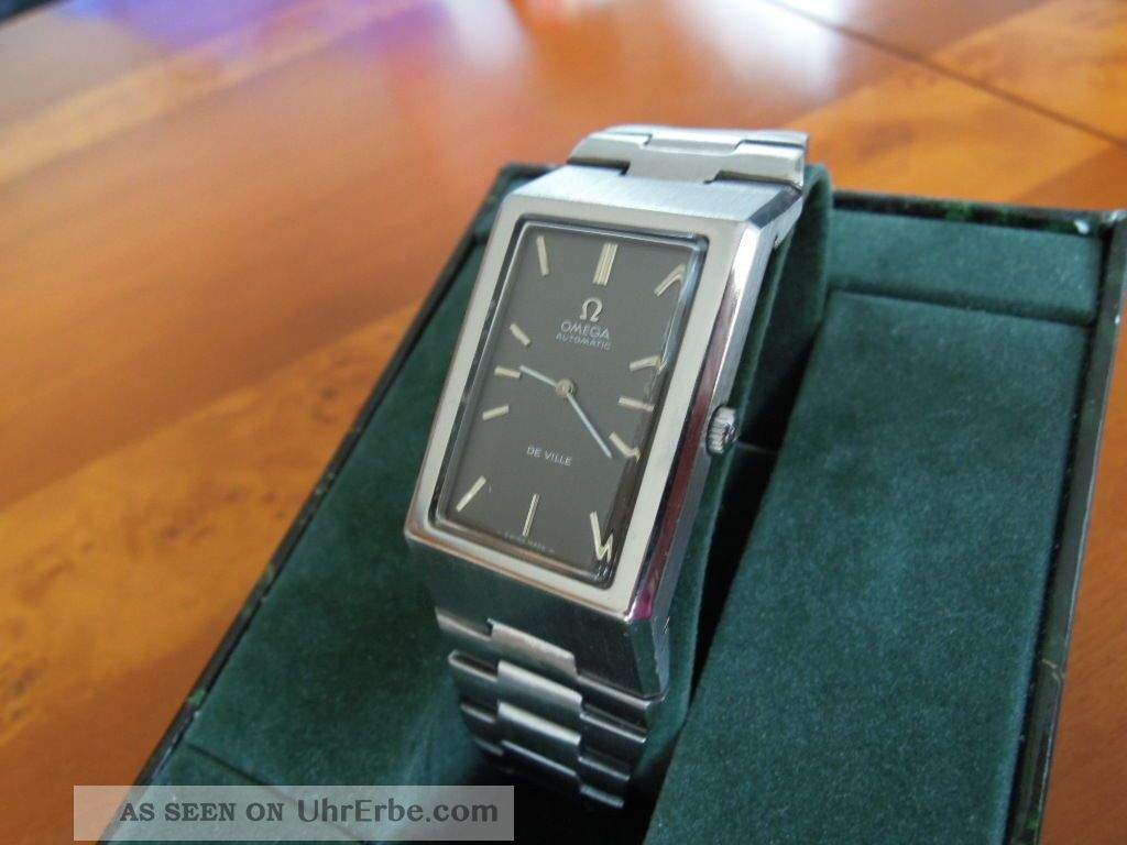 Omega - De Ville - Automatic - Rectangular Herrenuhr - 70 ' S - Xl 50 Mm