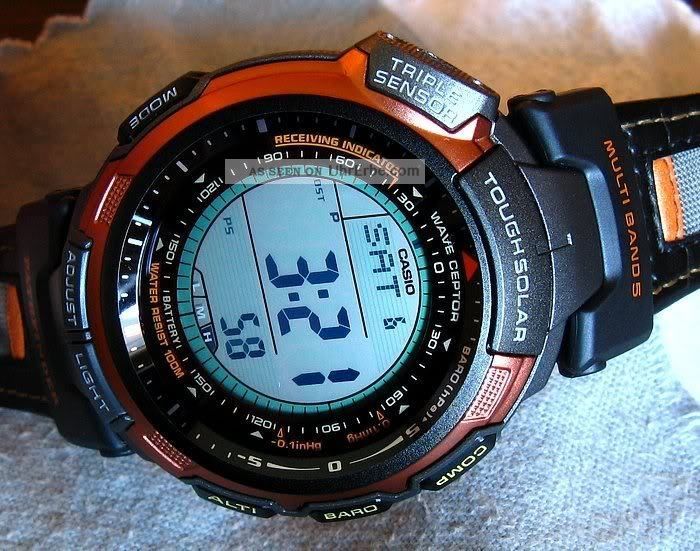 Casio Protrek Paw 1300b - 4 Slim - Version Funk&solar Rari