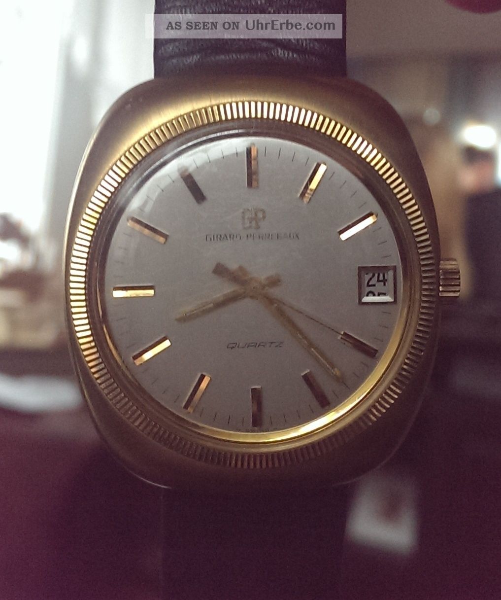 - Girard Perregaux - Quartz - Werk 352 - Herrenuhr 39, 2 Mm - 70er Jahre
